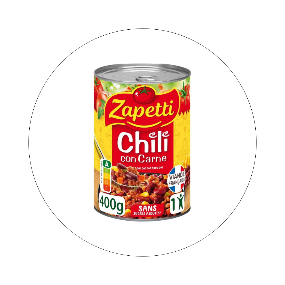 ZAPETTI - Chili Con Carne au Boeuf – KORAIL - DIRECT SGCB